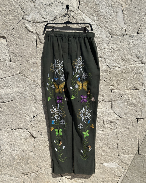 Buy Tulum Classic Mayan Garden Pants Luxe Green – Tulum Essentials